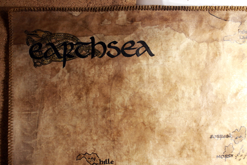 Earthsea hand drawn map – Curiosity Shop